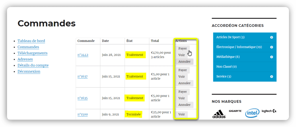 YITH WooCommerce Custom Order Status premium - Créer des statuts de commande personnalisés ...